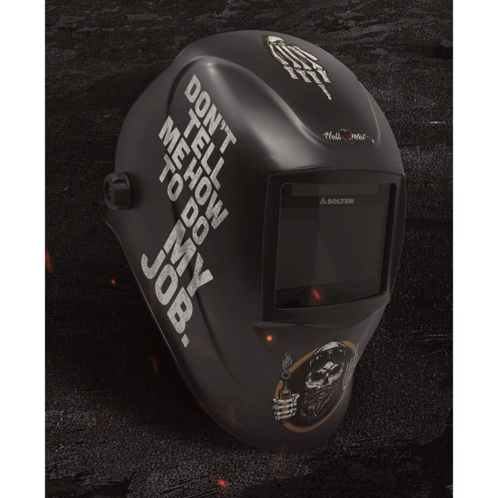 Isetumenev keevitusmask Solter Hellmet Job